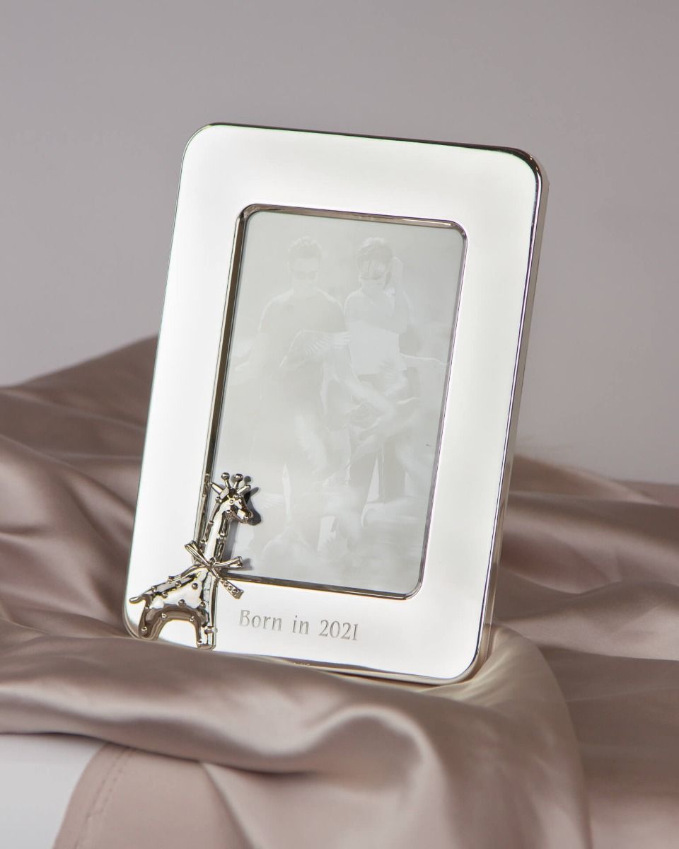 Silver Plated Giraffe Photo Frame – Samuel Perry