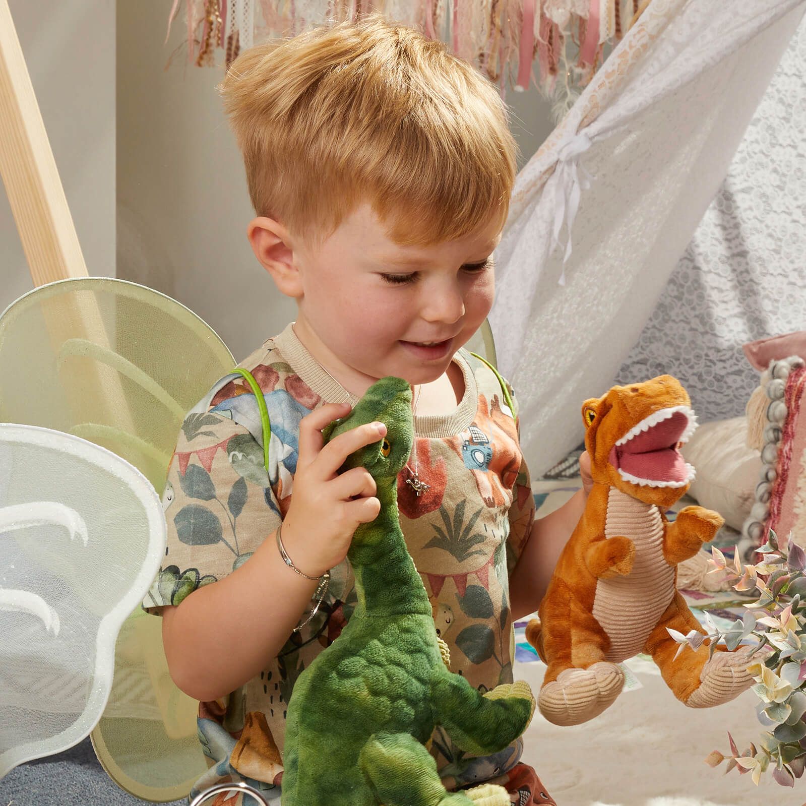 Sterling Silver Diamond Articulated Dinosaur Pendant | Samuel Perry